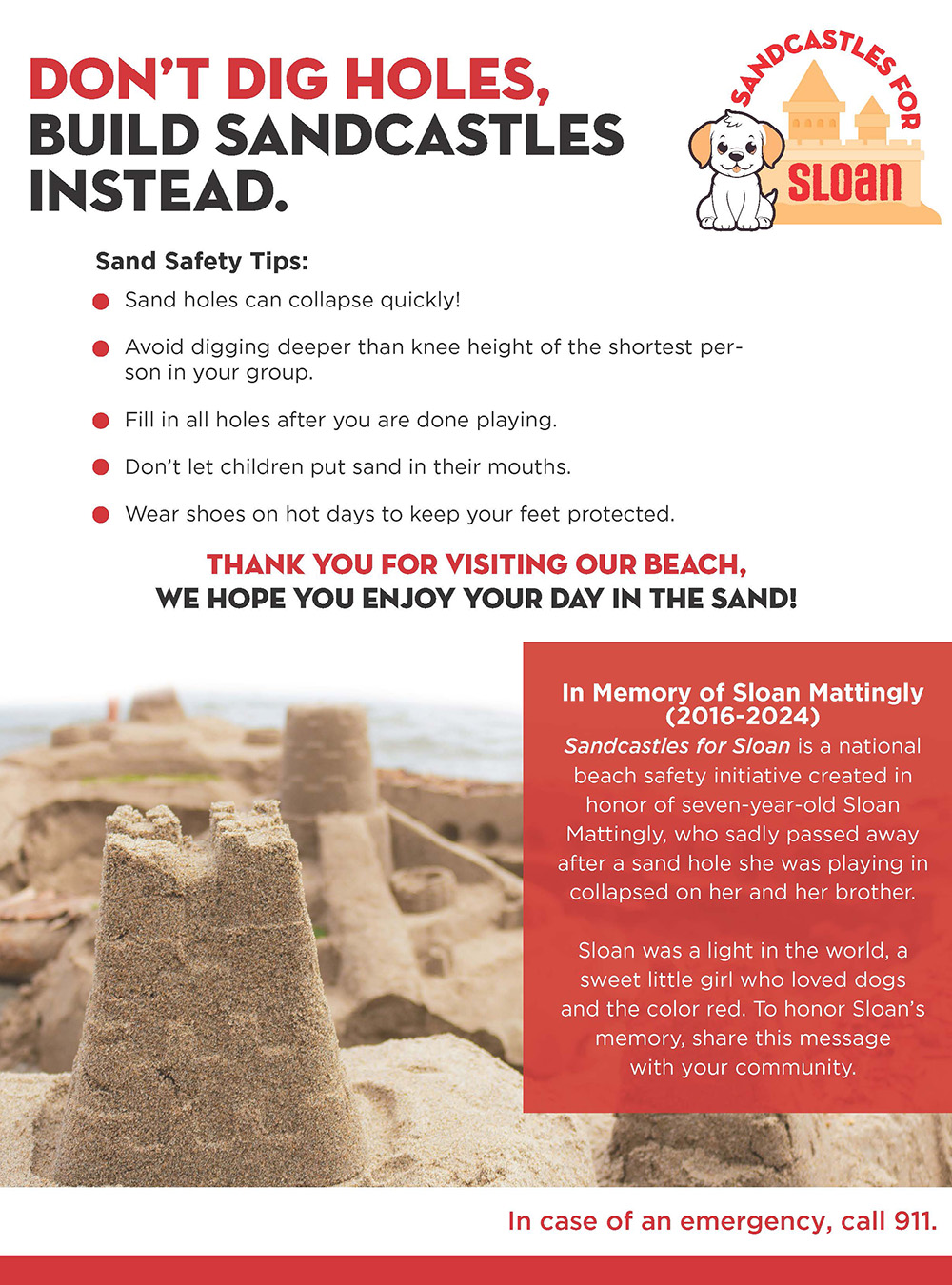 Lauderdale-By-The-Sea Launches “Sandcastles for Sloan” National Beach ...